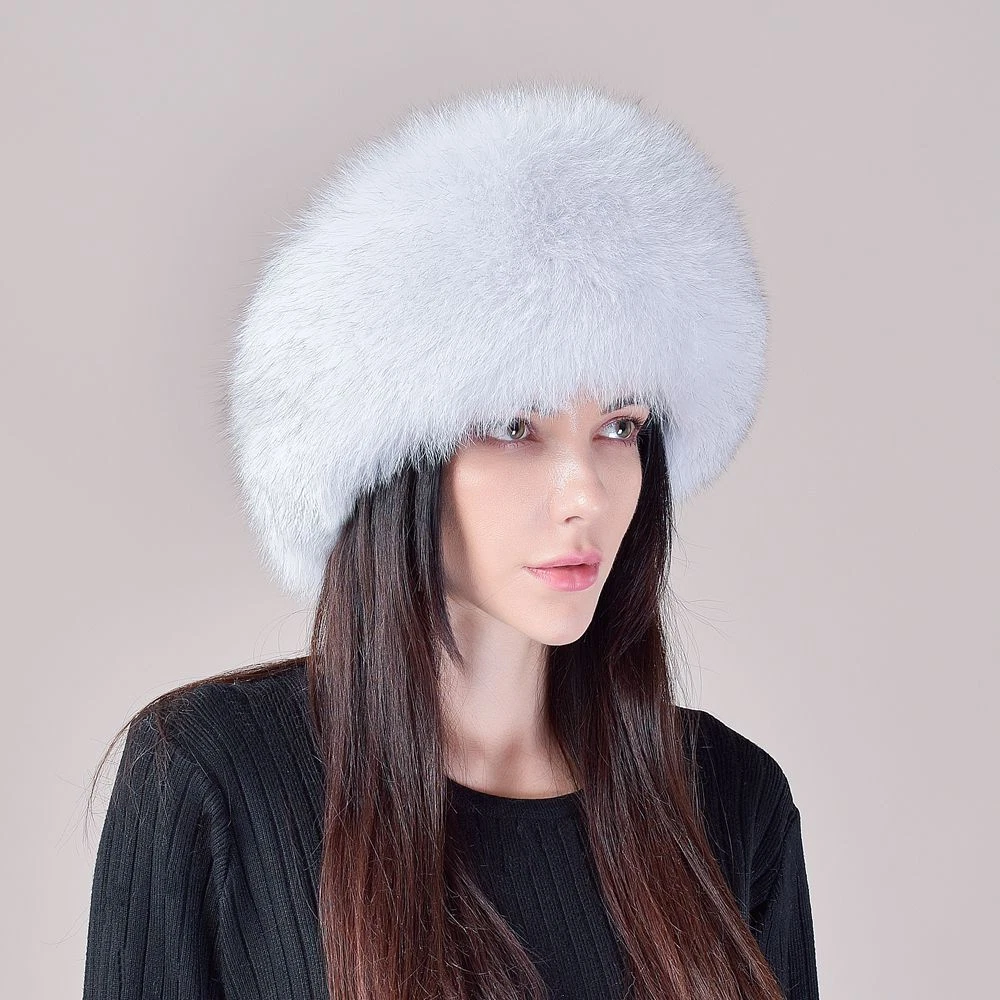 White Russian Winter Hat