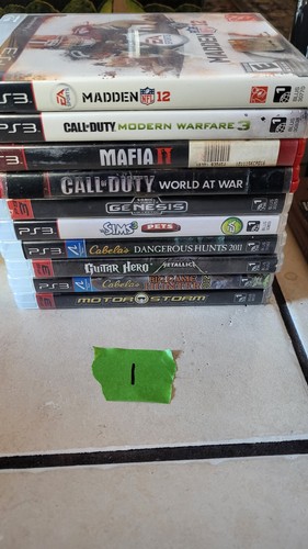 Sony PlayStation 3 Game Bundle PS3 Games Lot of 10 Different Games ...