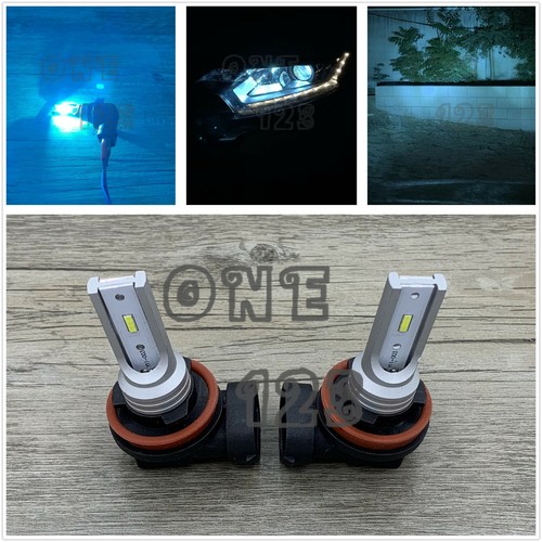 NEW H8 H9 H11 H16 8000K ICE BLUE 6000LM 35W CSP LED Headlight Bulbs Kit ...