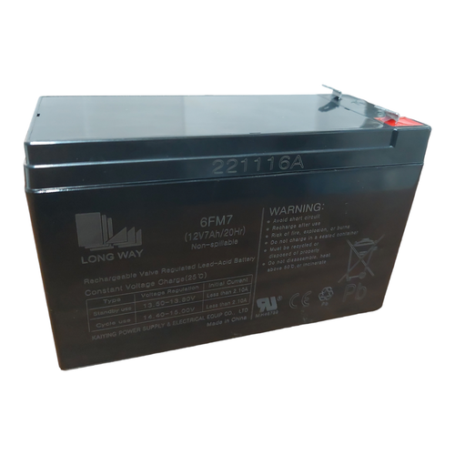 LONGWAY Rechargeable Battery 12V7AH20HR 6FM7 Children Car Lead Acid ...