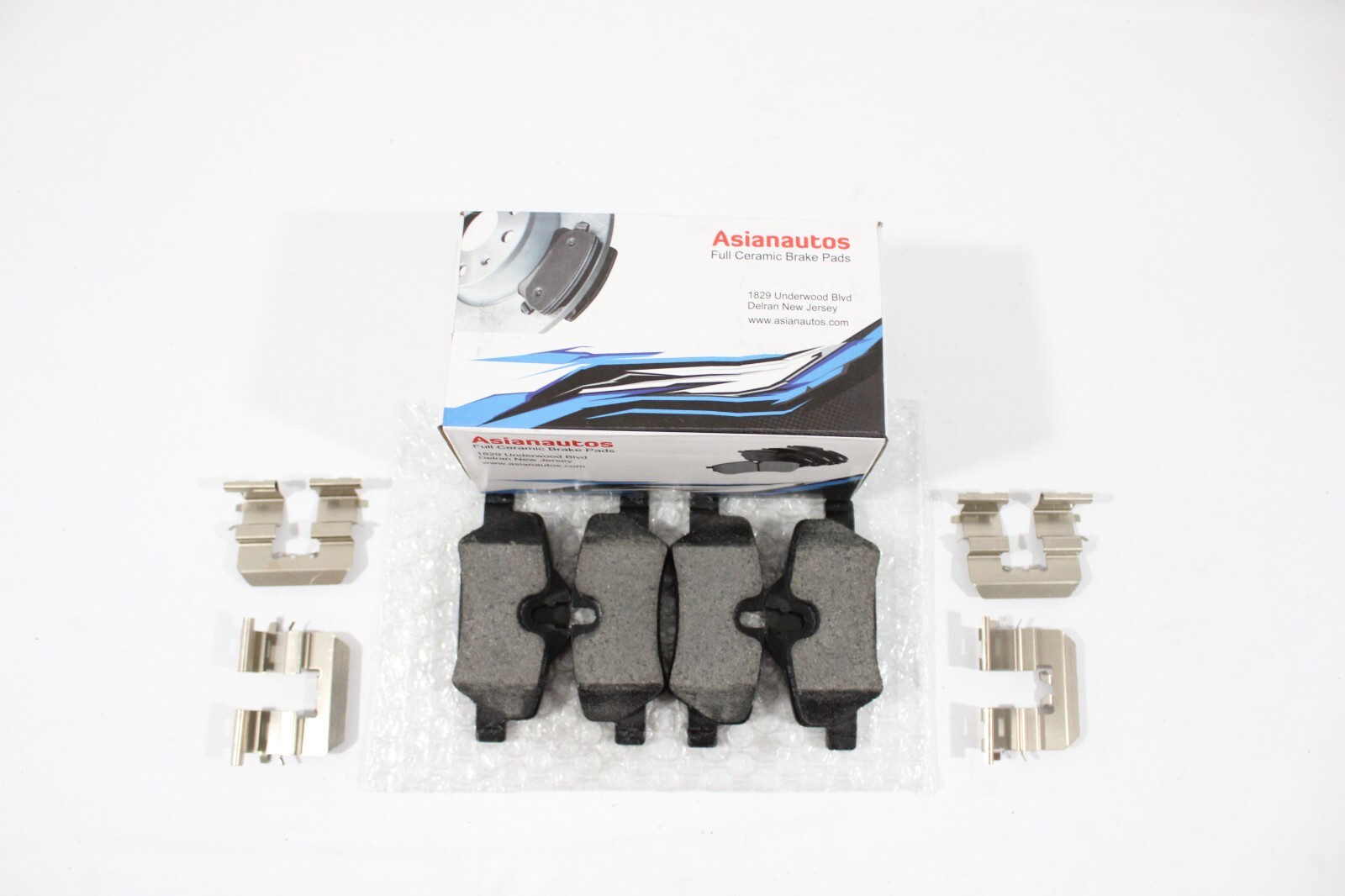 Asianautos Full Ceramic Rear Brake Pads With Hardware For Mini Cooper ...