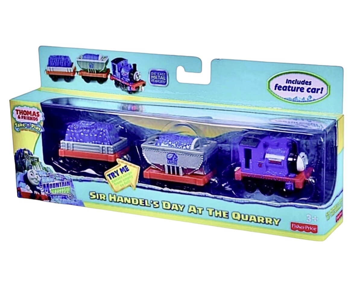 Thomas & Friends Take-n-Play, Sir Handel's Day at the Quarry (3 piece Set) BNIP | eBay