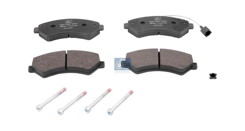 CAPSautomotive Brake Pad Set for Alfa_Romeo 77366021 77364319 77364318 ...