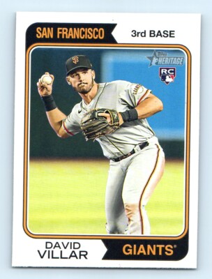 2023 Topps Heritage David Villar Rookie San Francisco Giants #129 | eBay