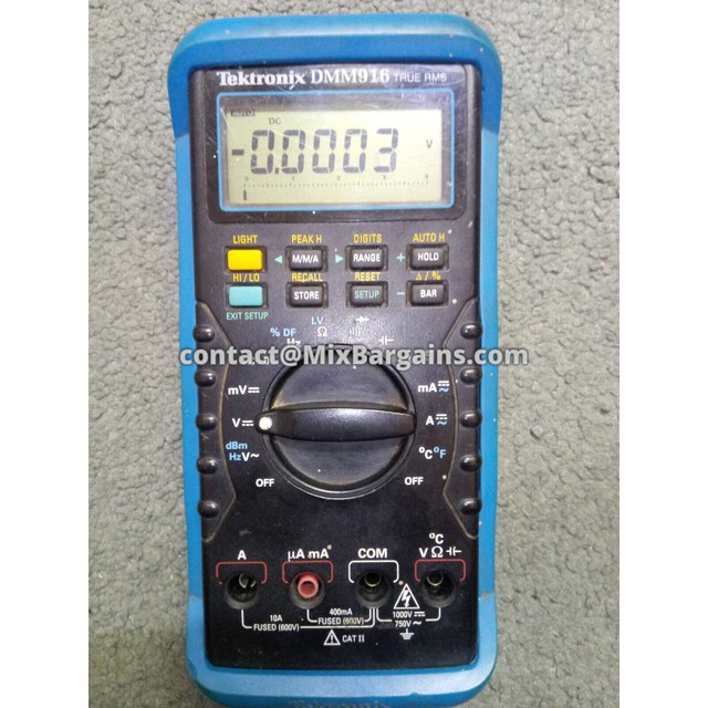 Tektronix Digital Multimeter DMM916 True RMS With Leads for sale online ...