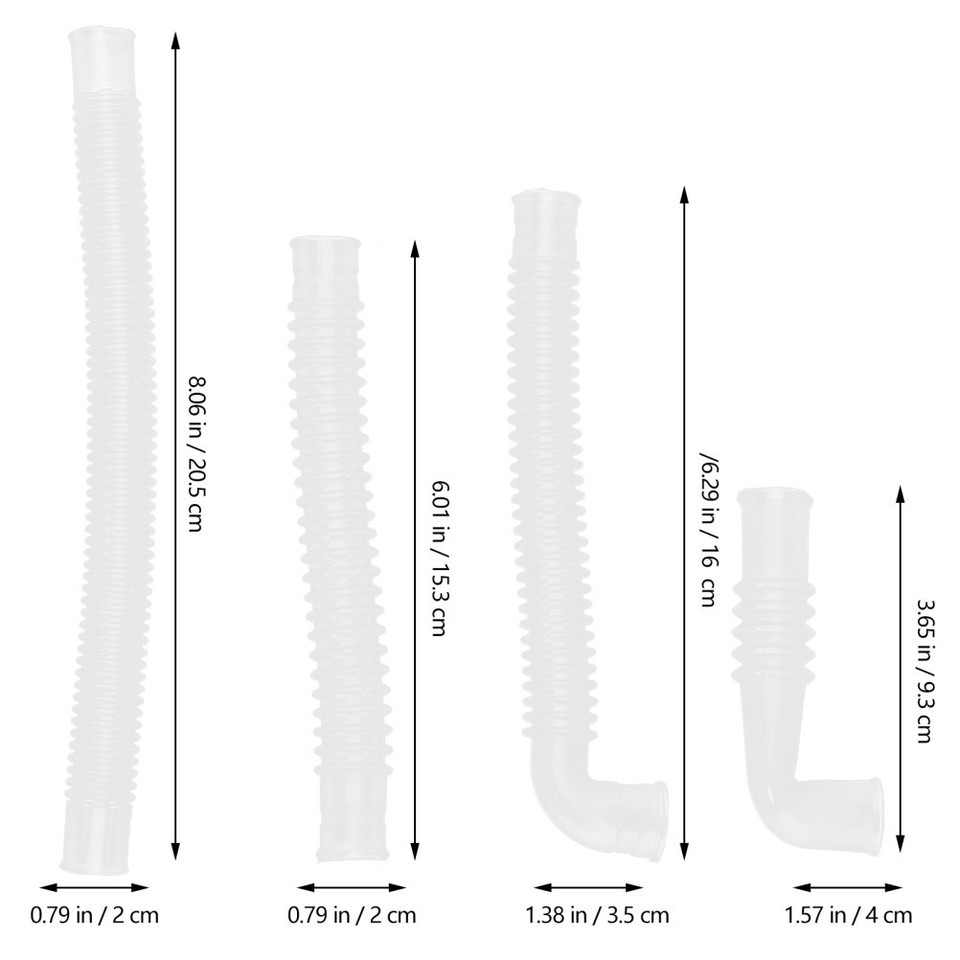 4 Pcs Inlet Hose for Portable Washer Automatic Washing Machine Pipe ...