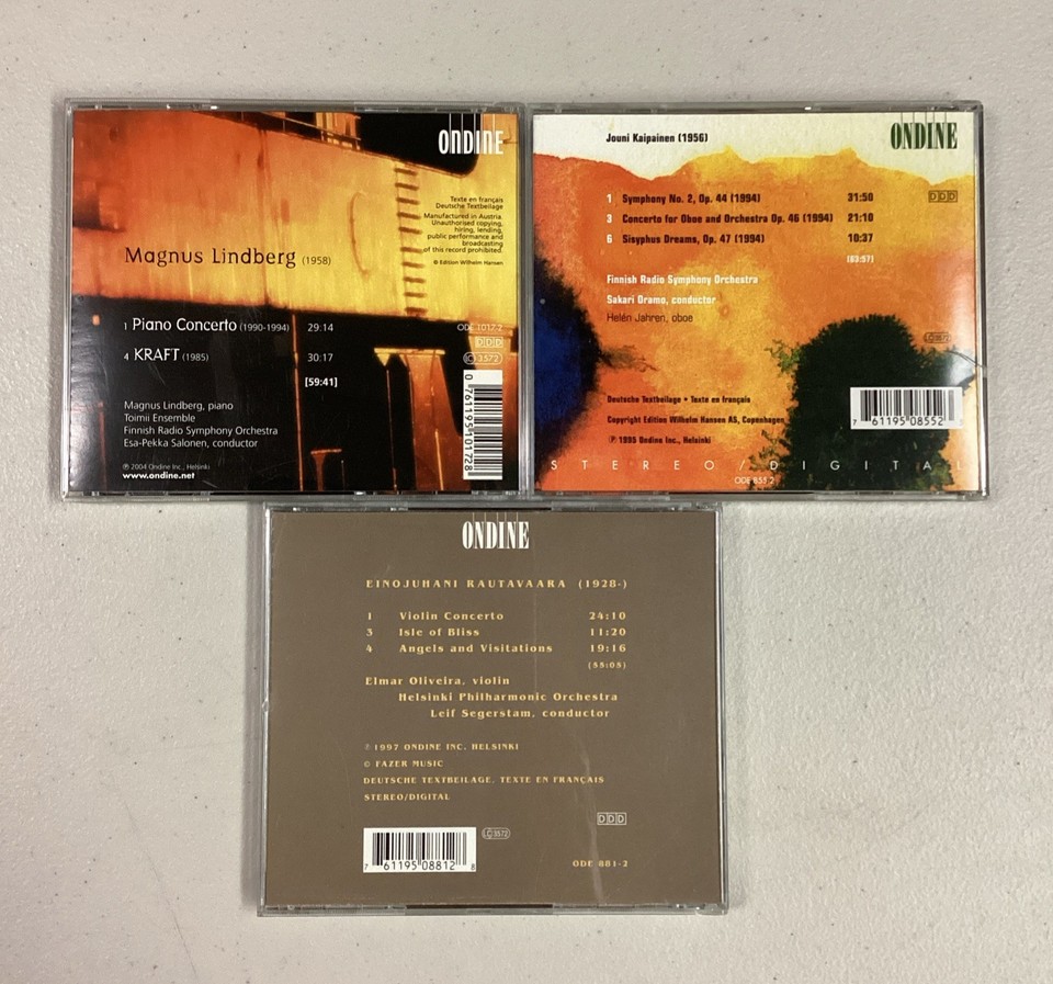 CD Lot Of 10 All Classical Finlandia Ondine (146) | eBay