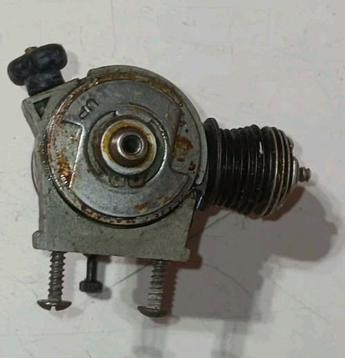 Vintage Cox .049 Engine Woth Recoil Starter. Untested. See Description ...
