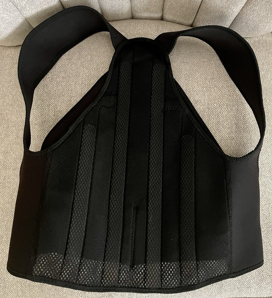 Size Large Back Brace Posture Corrector Men Women Adjustable Support ...