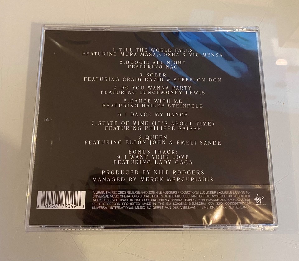 CHIC / Nile Rodgers It's about Time (NEW SEALED / MINT CONDITION CD ...