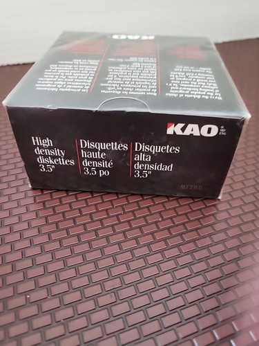 KAO 3.5" High Density Diskettes - 10 Pack - 1.44 MB | eBay