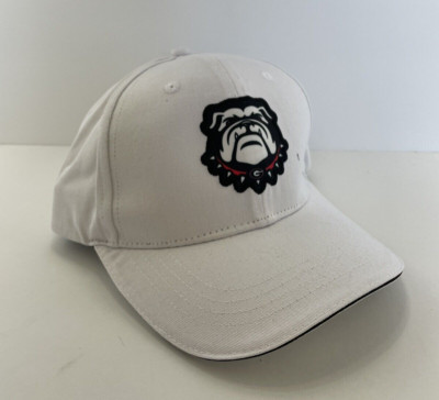 GEORGIA BULLDOGS UGA DAWG BULLDOG MASCOT LOGO PATCH HAT CAP BLACK ...