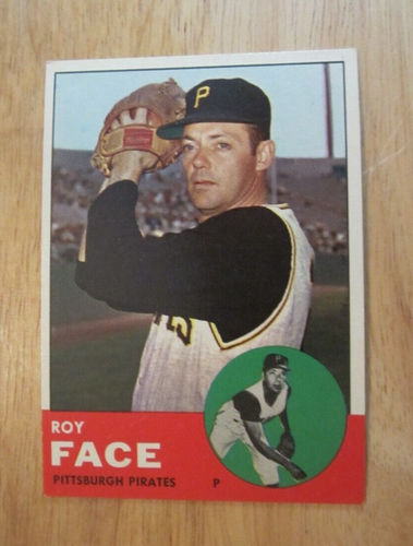 Roy Face 1963 Topps #409 Trading Card MLB Baseball Pittsburgh Pirates ...