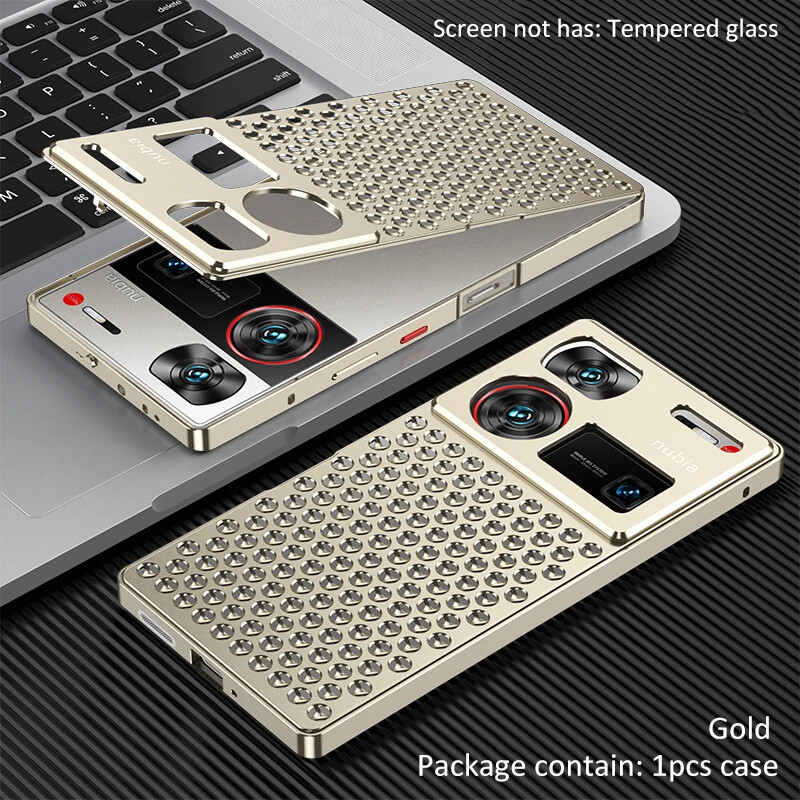 Metal Heat Dissipation Elastic Snap shockproof Back case For ZTE nubia ...