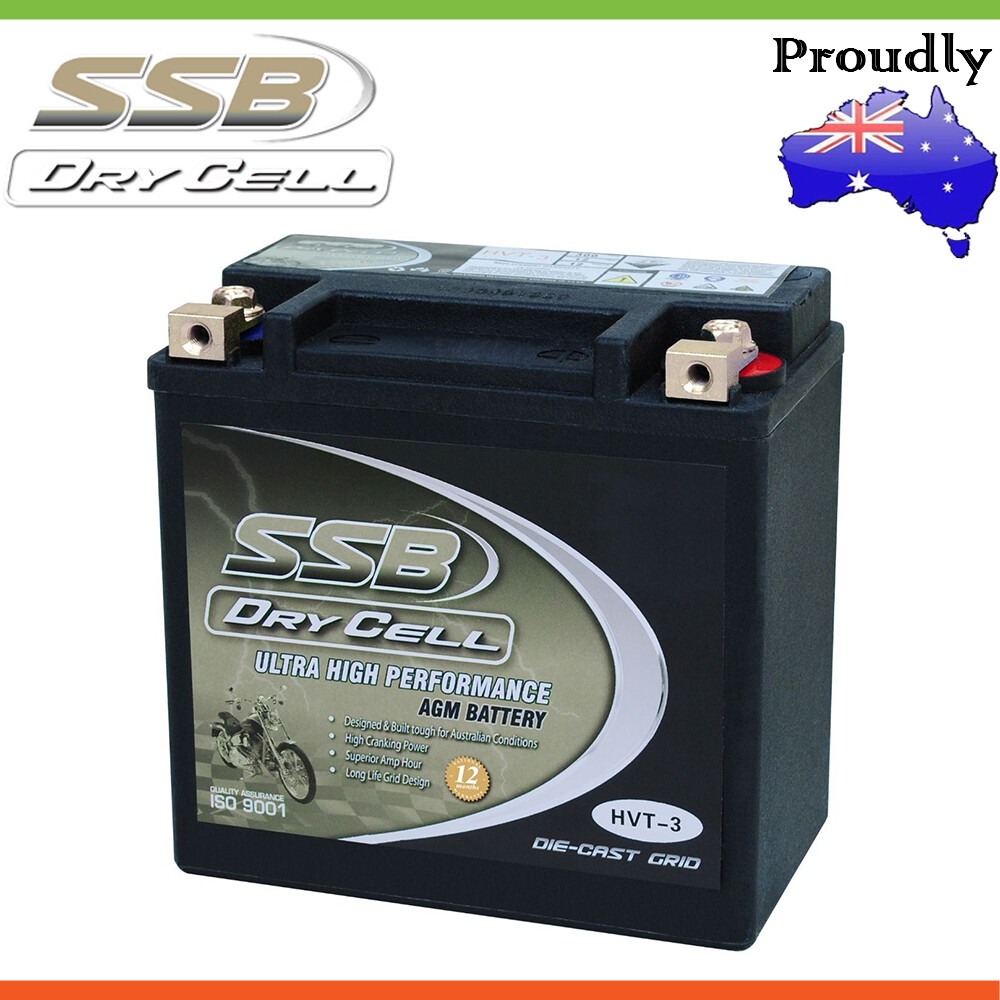 SSB 12V UltraHigh Perf AGM Battery For HARLEY DAVIDSON 883 SPORTSTER ...