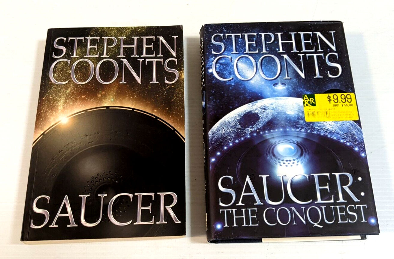 STEPHEN COONTS Bundle Of 2 - Saucer & Saucer The Conquest VGC | eBay Australia