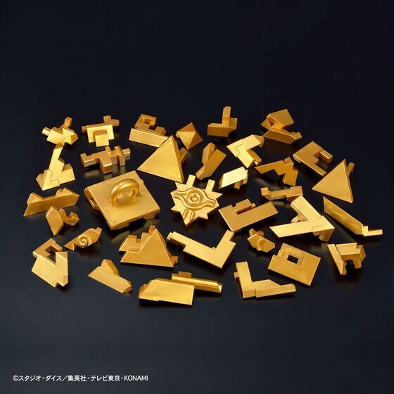 Yu-Gi-Oh Gold Ultimagear Millennium Puzzle Storage Box Model Kit ...