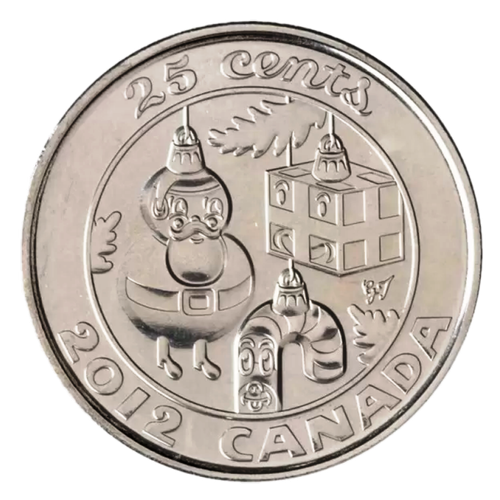🇨🇦 Rare Canada quarter 25 cents coin, HOLIDAY, 2012 | eBay