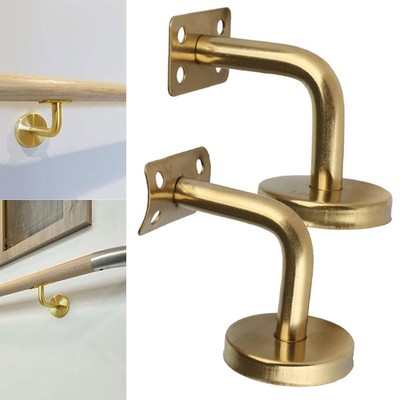 Gold Handrail Bracket Balustrade Bracket Luxurious Design Commercial ...