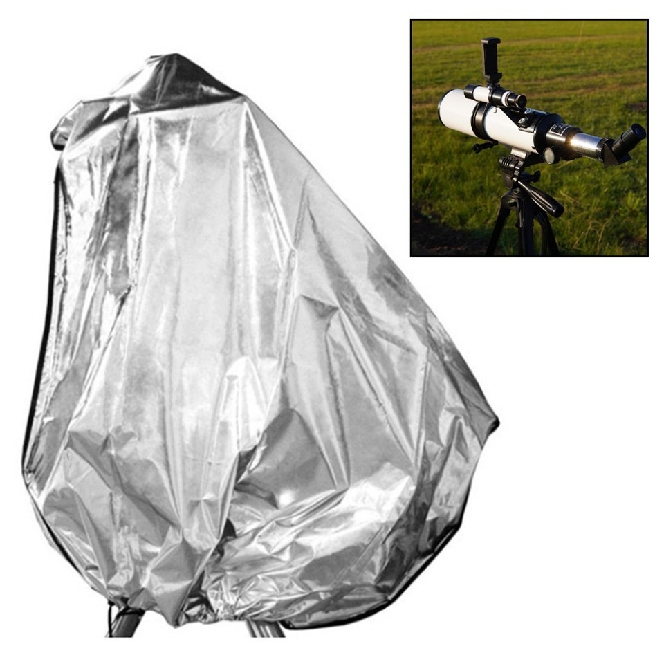 420D Oxford Cloth Telescope Cover for Outdoor Use Waterproof Silver 100 ...