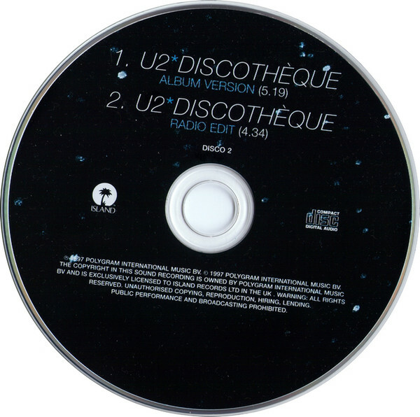 U2 ‎– Discothèque [ CD Single PROMO UK 1997 Indie Alternative Rock ] | eBay