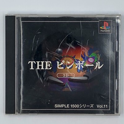 Simple 1500 Series Vol. 11: The Pinball PlayStation PS1 Japan Import US ...