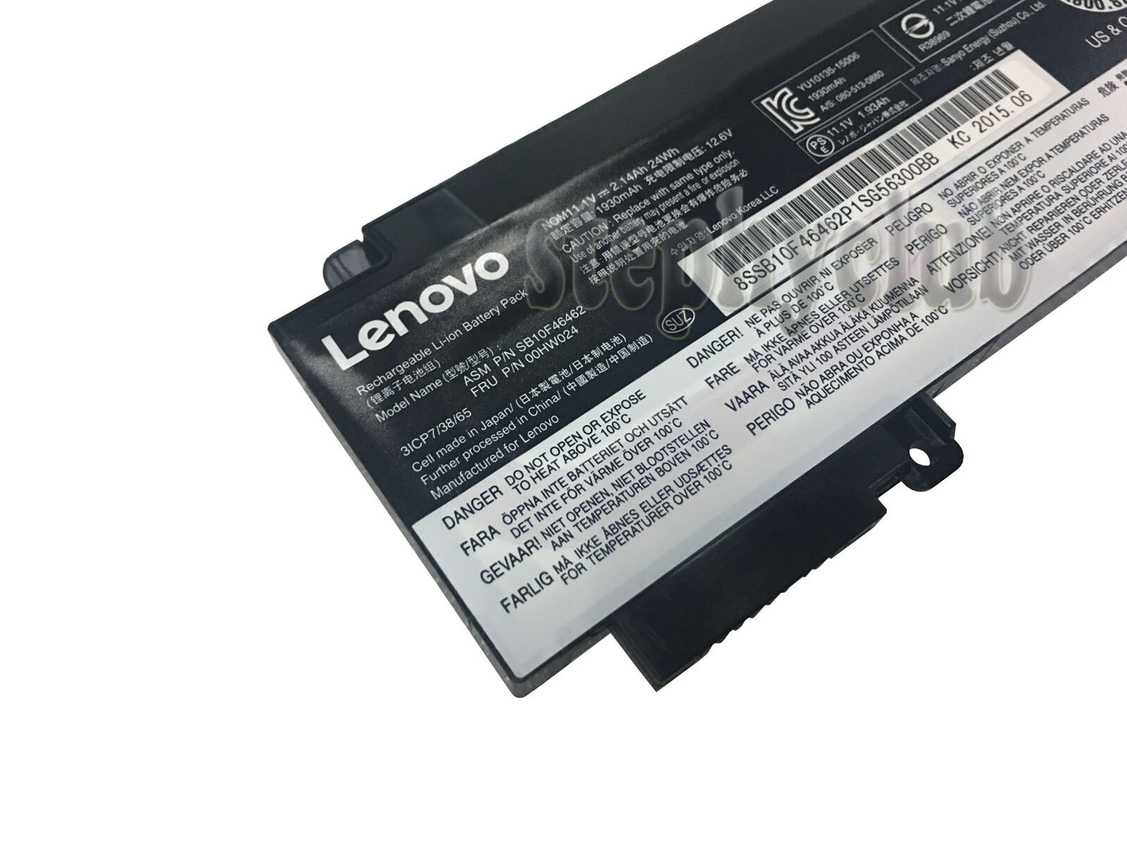 New Genuine 00HW024 00HW025 Battery for Lenovo T460S 01AV405 01AV406 ...