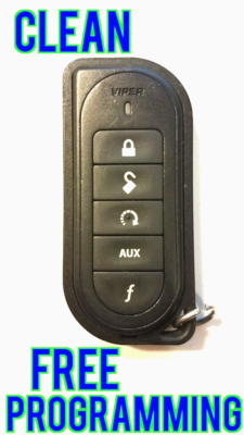 CLEAN VIPER ALARM KEYLESS ENTRY REMOTE START FOB TRANSMITTER EZSDEI7153 ...