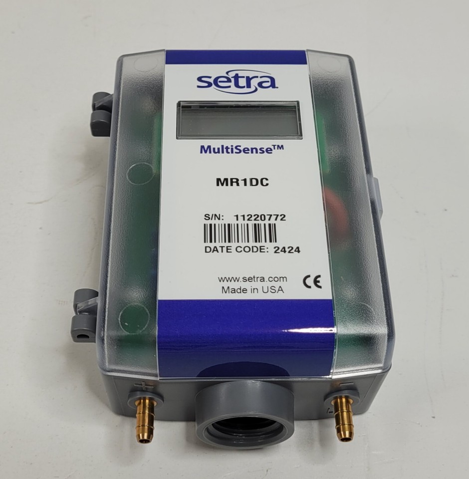 Setra MR1DC Multi-Sense Multi-Range Differential Pressure Transducer | eBay