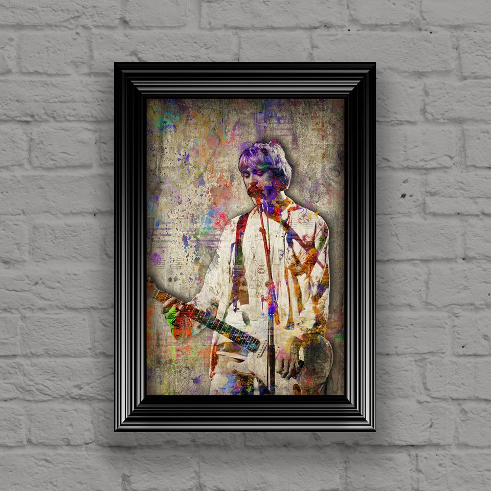 Kurt Cobain 8x10in Poster Kurt Cobain Pop Art Poster, Fine Art Print ...