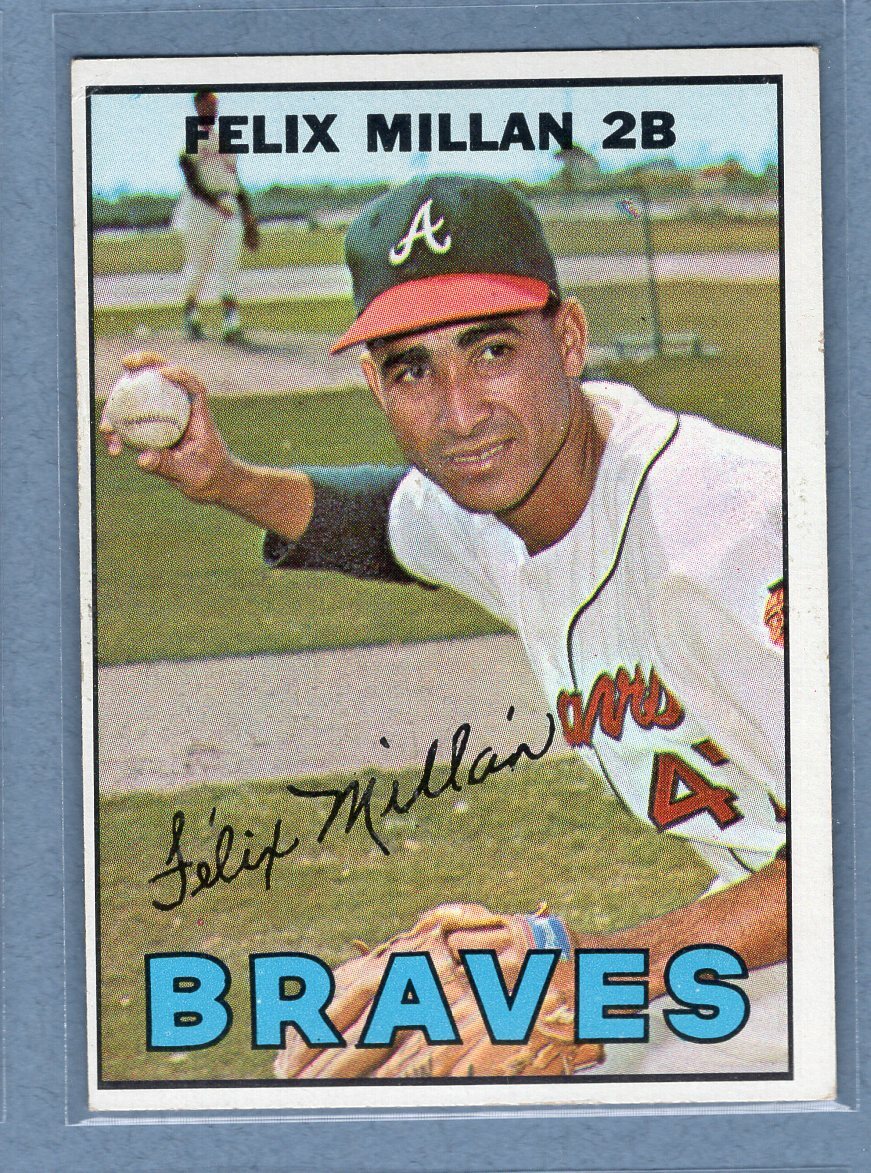 1967 Topps #89 Felix Millan (st) (b) EX-MT GO223 | eBay