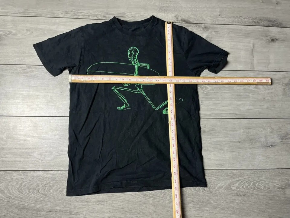Quiksilver Skeleton Surfing Black Neon size Medium | eBay
