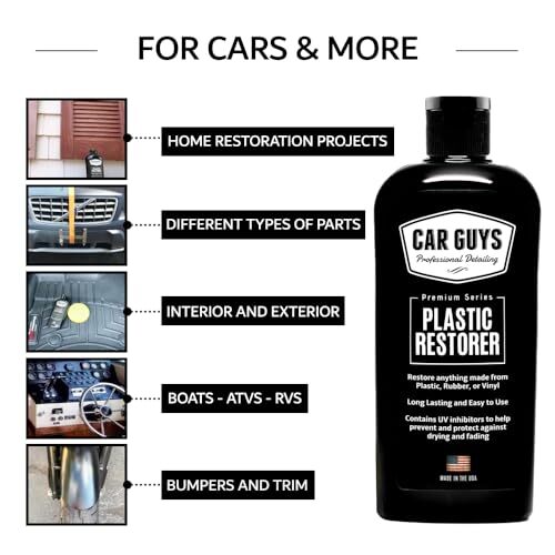 Plastic Restorer- Bring Plastic, Rubber, and Vinyl | User Friendly Trim ...
