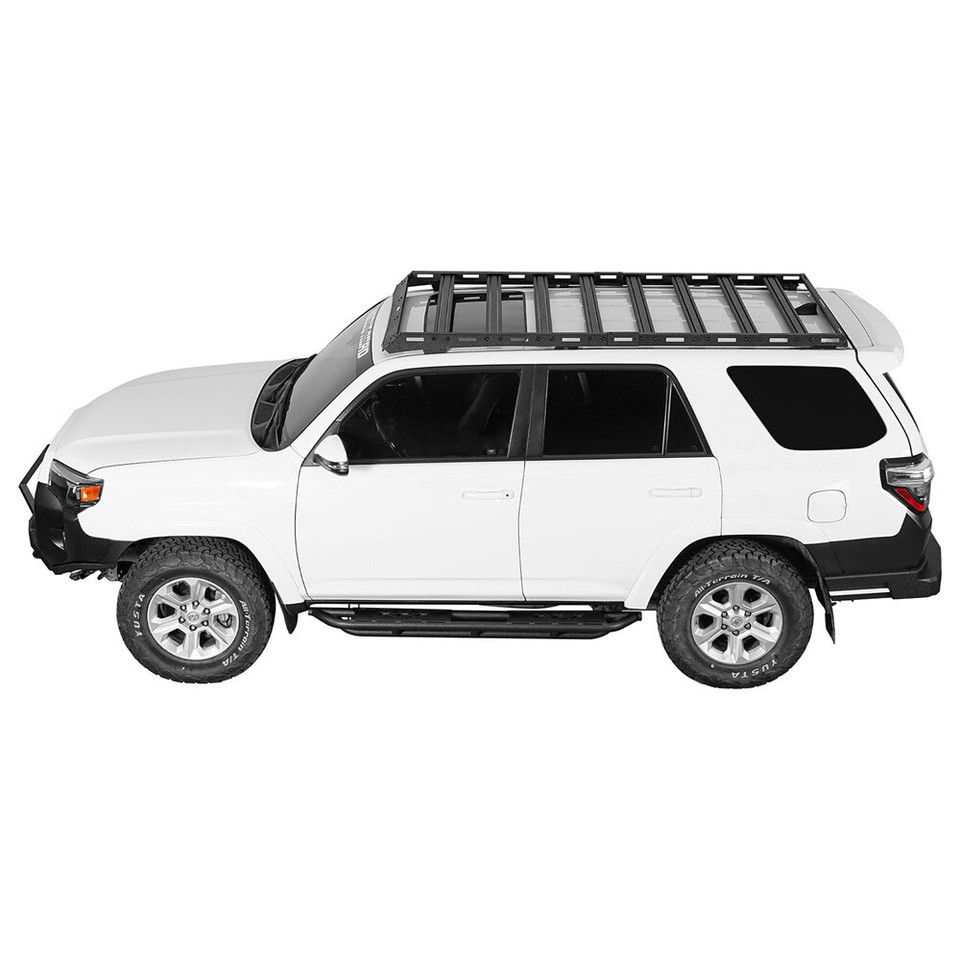Overland Aluminum Roof Rack Cargo Carrier Basket For 2010-2024 Toyota ...
