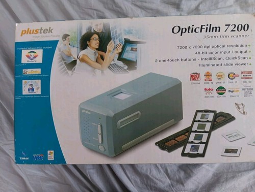 NIB Opticfilm 7200 Film Plustek 35mm Film Scanner Image Solution ...