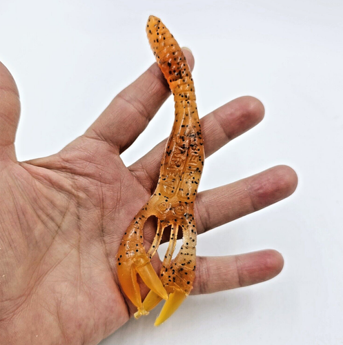 Gene Larew 6" Hawg Salt Craw 5 Count You Choose Color Bass Fishing | eBay