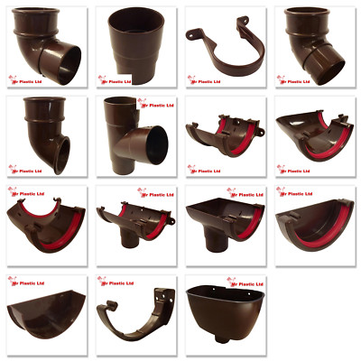 Freeflow 112mm Half Round Gutter & 68mm Round Down Pipe Fittings in ...