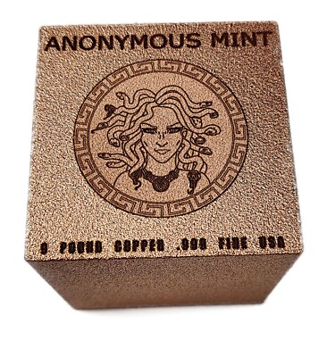 3 Inch 140 oz Copper Cube - Medusa | eBay