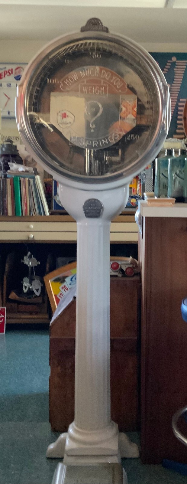 Vintage 1930's Watling Lollipop Penny Scale " How Much Do You Weigh" | eBay