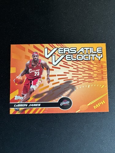 2005-06 Topps LeBron James Versatile Velocity #VV7 Basketball Cavaliers ...