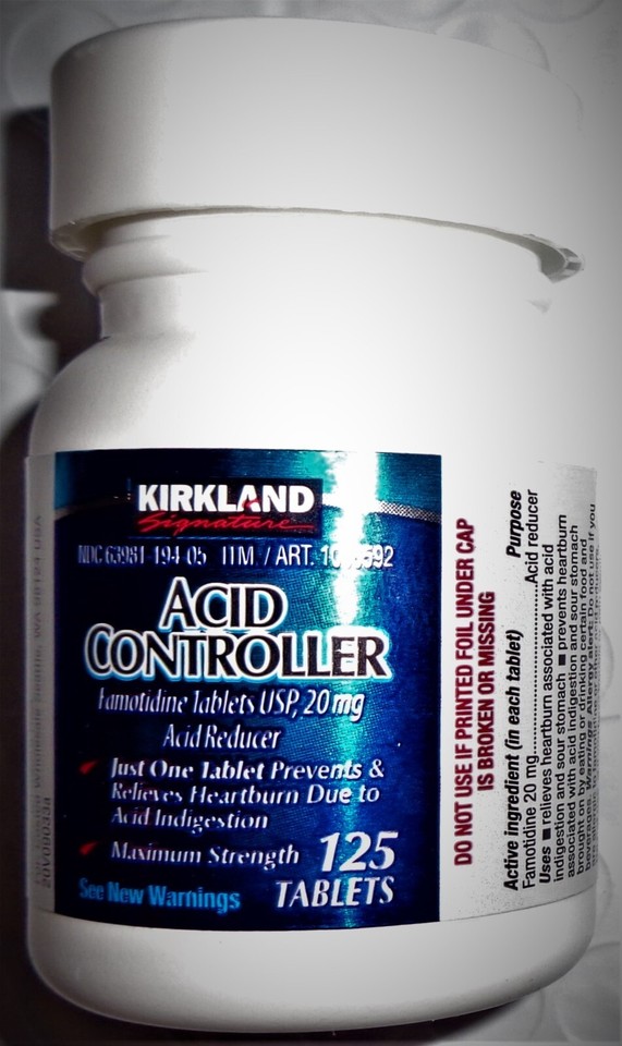 Kirkland Acid Controller Famotidine 20 mg Lot of 1, 2, 4 & 6 (125 ...