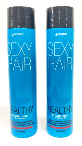 2 Bottles (10.1 fl oz each) Sexy Hair Healthy Color Lock Conditioner ...