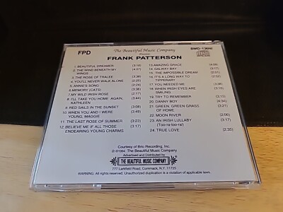 Frank Patterson - Music CD | eBay