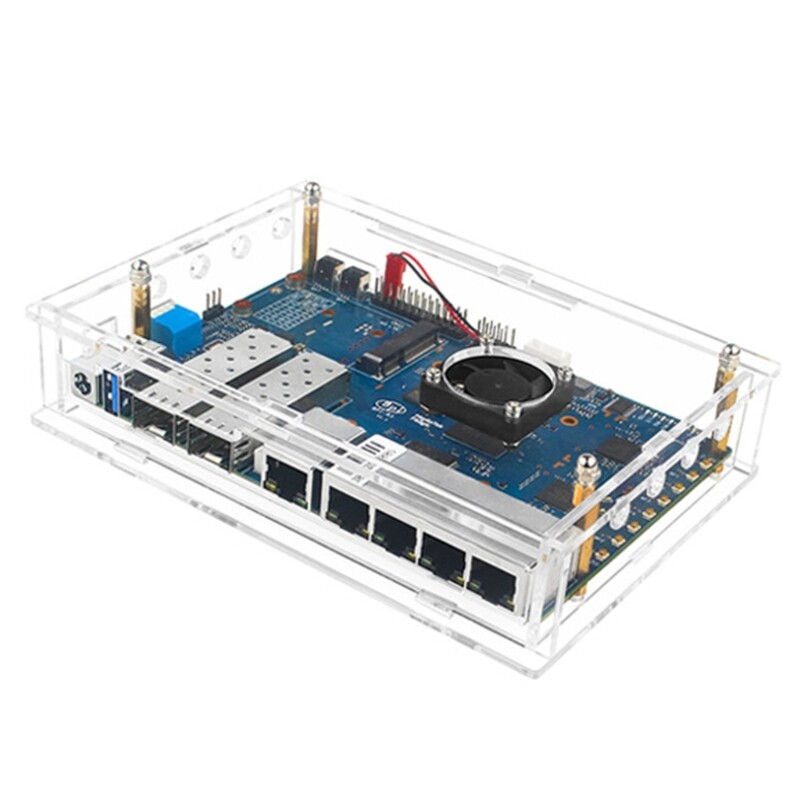 Acrylic Case for Banana Pi R3 Enclosure Development Board Protective ...