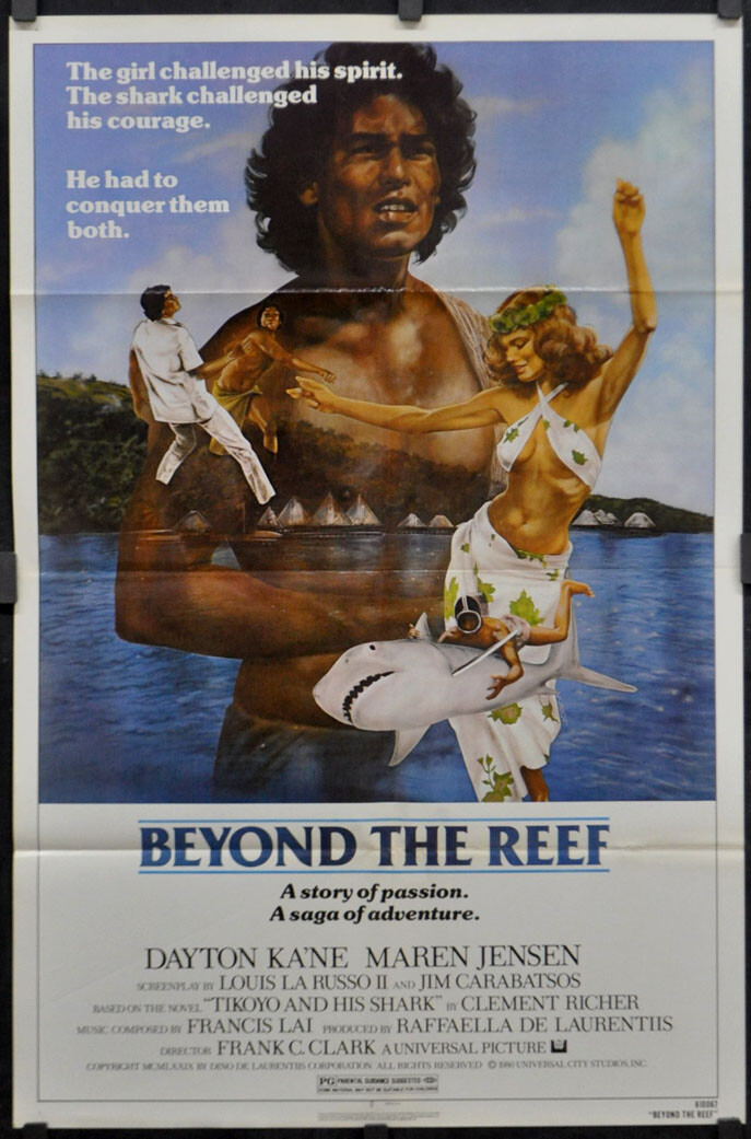 BEYOND THE REEF 1981 ORIGINAL 27X41 MOVIE POSTER DAYTON KA'NE MAREN ...
