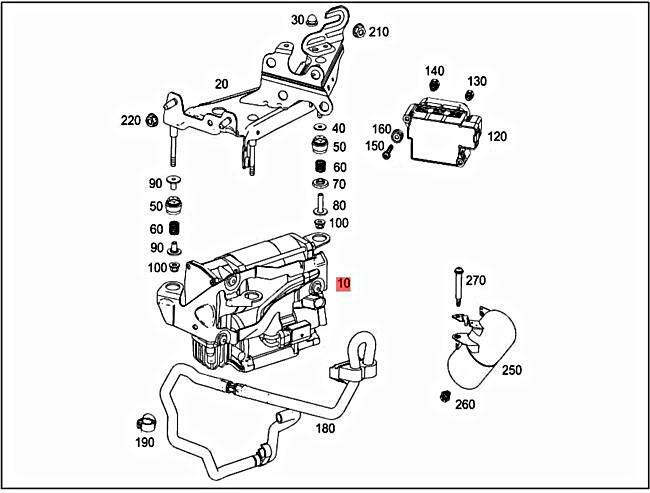 Genuine MERCEDES Compressor major assembly Pneumatic suspension ...