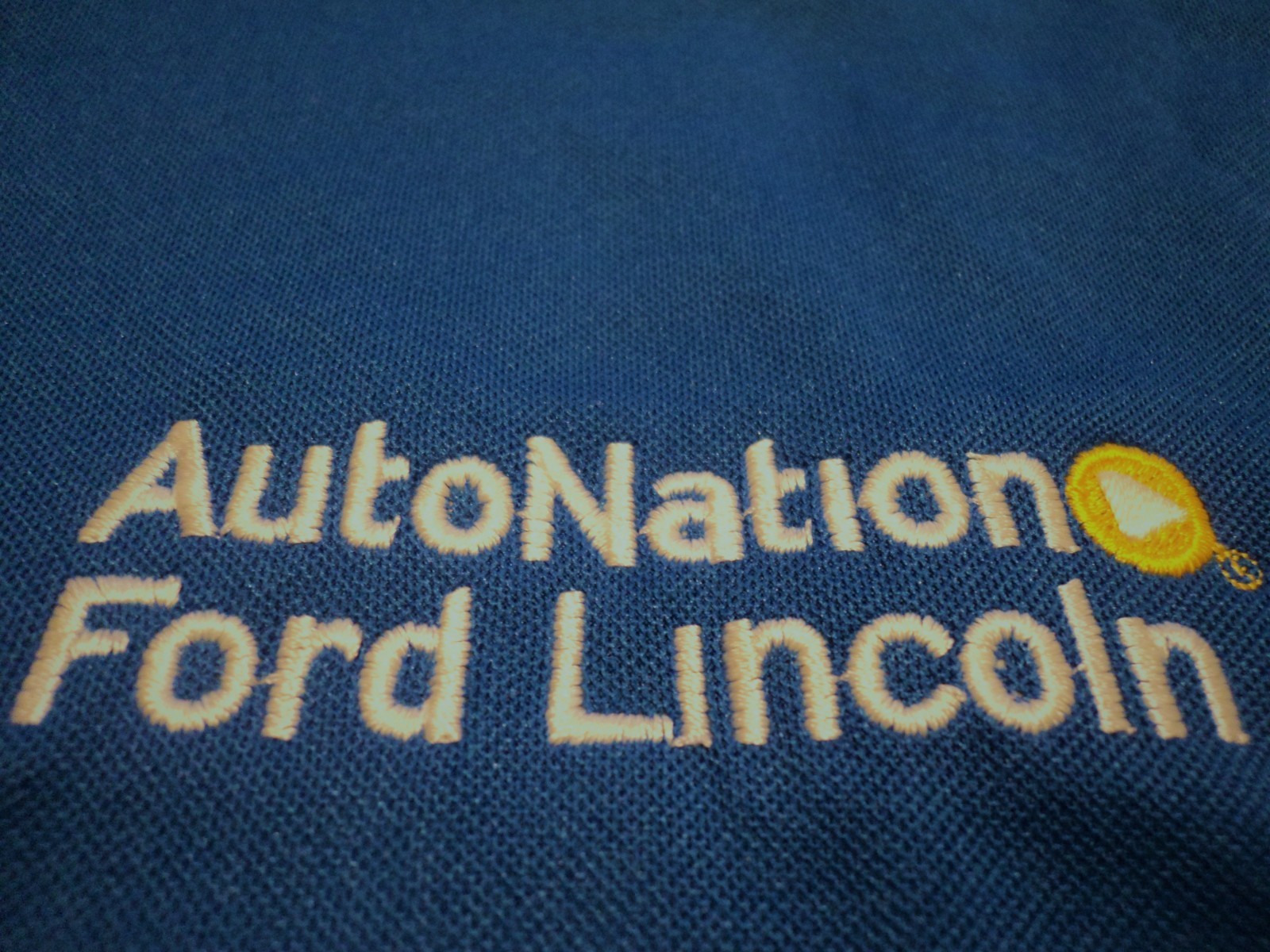 NEW Men's ~ Ford Motors Lincoln AutoNation Embroidered NIKE Polo Shirt ...