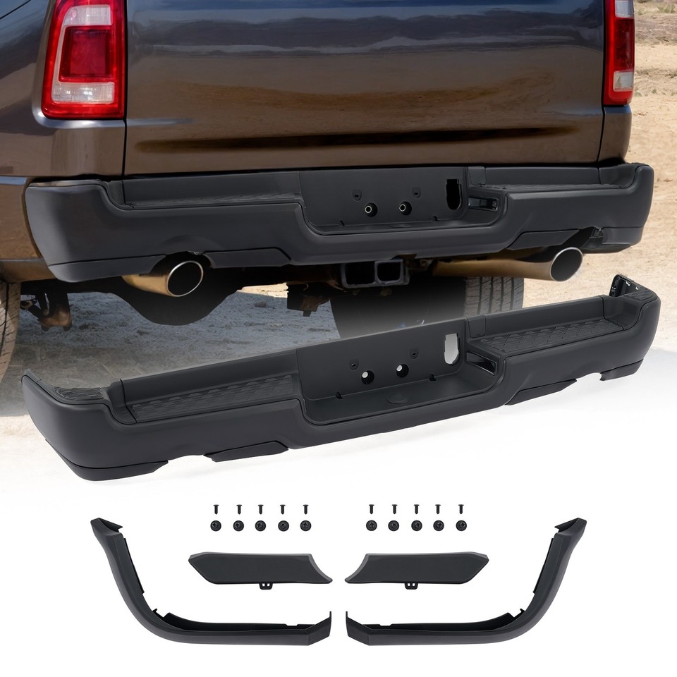 For RAM 1500 2019 2020 2021 2022 Dual Exhaust Complete Rear Step Bumper ...