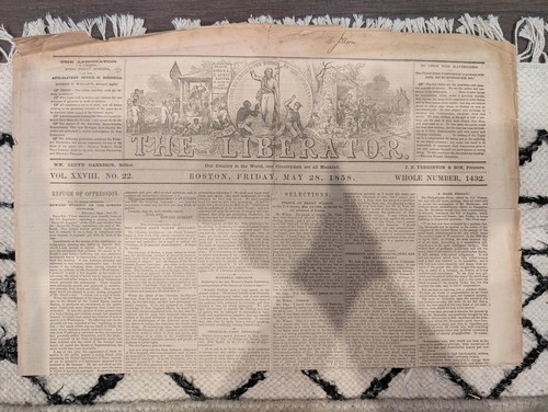 The Liberator Newspaper – May 28, 1858 William Lloyd Garrison ...