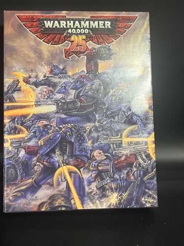 Warhammer 40k 25th Anniversary Space Marine BNIB OOP | eBay